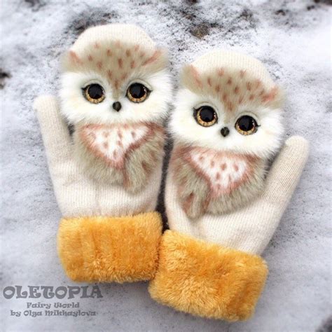 МИЛЫЕ ВАРЕЖКИ-ЗВЕРЮШКИ! | Knitted animals, Warm mittens, Cute animals