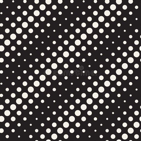 Vector Seamless Pattern Repeating Geometric Elements Stylish Monochrome Background Design
