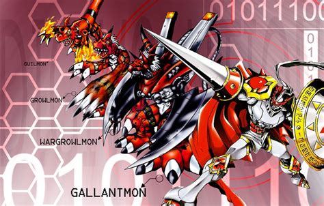Evolutions Of Guilmon Digimon Digimon Tamers Digimon Digital Monsters