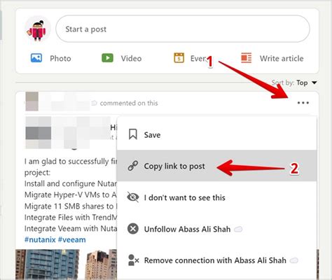 How To Copy Text Or Url From Linkedin Post Techwiser