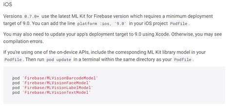 🐛 [firebase ml vision][ios] platformexception error 13 com firebase ml