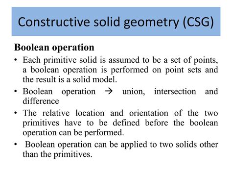 Constructive Solide Geometry And Binary Representation Pdf