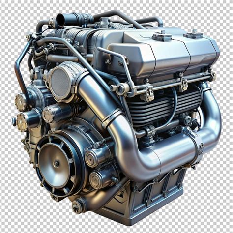 Premium PSD Sci Fi Engine On Transparent Background