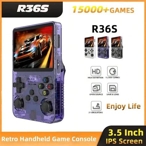 open source r36s retro handheld video game console linux system 3 5