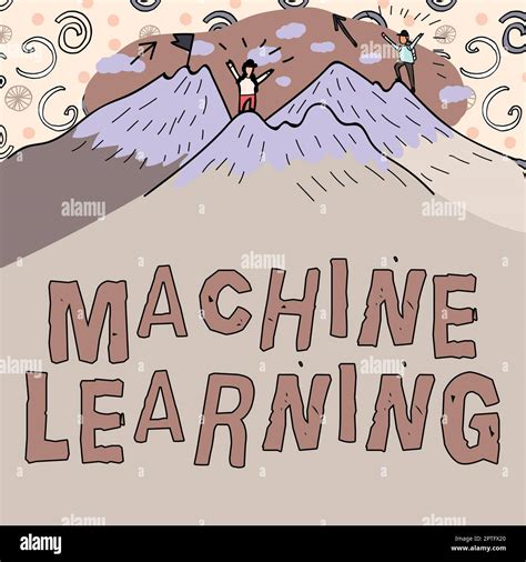 Handwriting Text Machine Learning Internet Concept The Concept That A Computer Can Learn New