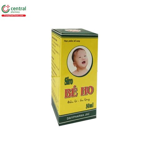 Thuốc Siro Bé Ho 50ml Đại Y Hỗ Trợ Giảm Ho Hiệu Quả Cho Bé