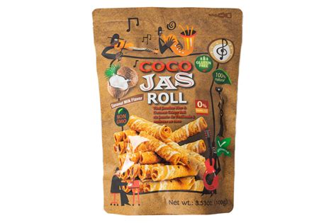 Хрустящие кокосовые палочки Coco Jas Roll Coconut COCO RIZ 100 г купить ...