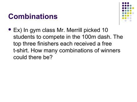 Counting Permutations Combinations Ppt
