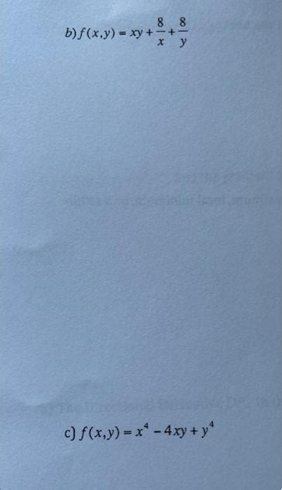 solved find and classify all critical points as a local