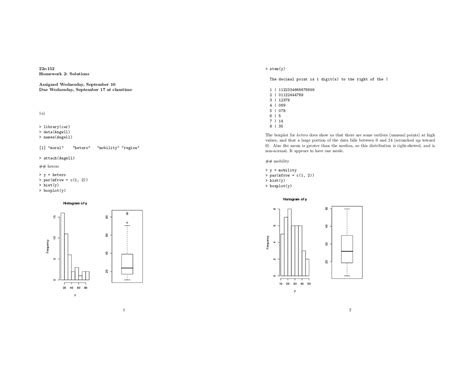 Homework 2 Solutions Applied Linear Regression 22s 152 Docsity