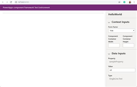 creating a custom component using the powerapps component framework