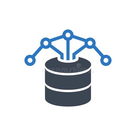 Data Integration Hub Icon Stock Vector Illustration Of Sign 350466431