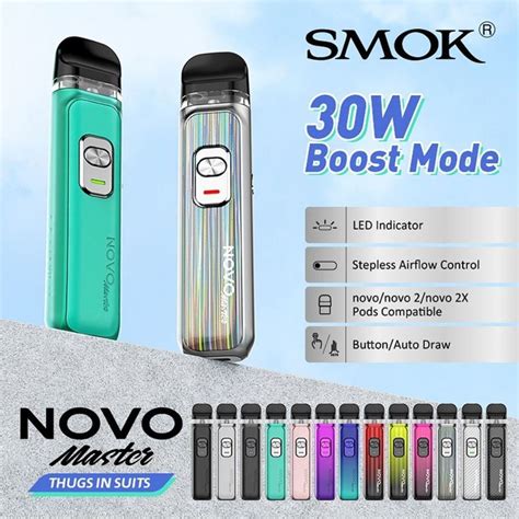 Smoktech Novo Master Kit Novo 1 And Novo 2 Replacement Pods Novo 2x