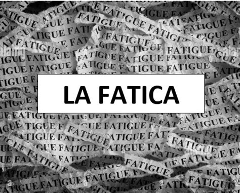 La Fatica Cause E Meccanismi
