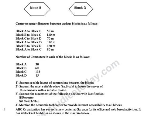 Cbse Class 12 Computer Science Communication And Network Notes Set A