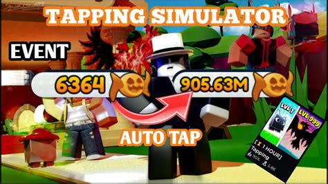 roblox tapping simulator script auto tap event youtube