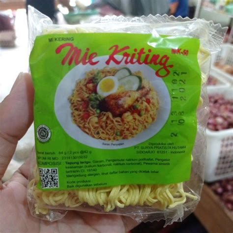 Jual Mie Kriting Mie Keriting Mie Kering Kuning Shopee Indonesia