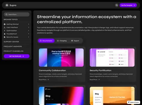 Supra By Muhammad Talha A Framer Template Built At Lightspeed