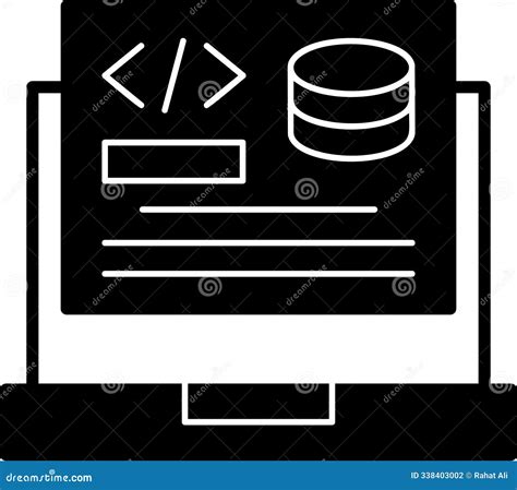 Backend Development Vector Icon Design Stock Illustration Illustration Of Serverside Icon