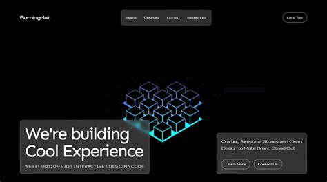 github burninghat20 3d landing page 🚀 immersive 3d web experience