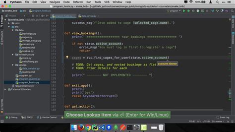 mongodb and python quickstart 15 21 demo view bookings as host