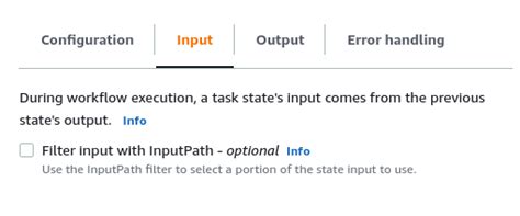 为状态配置输入和输出 Aws Step Functions