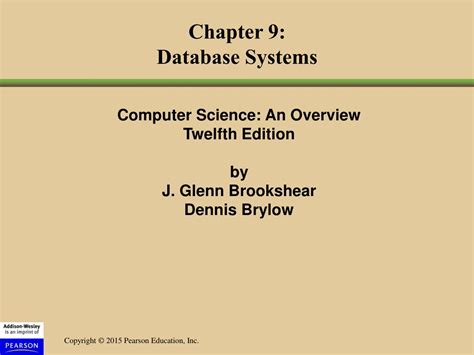 Ppt Computer Science An Overview Twelfth Edition By J Glenn Brookshear Dennis Brylow