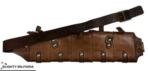Original Swedish M1910 Swedish Leather Bandolier In General Misc