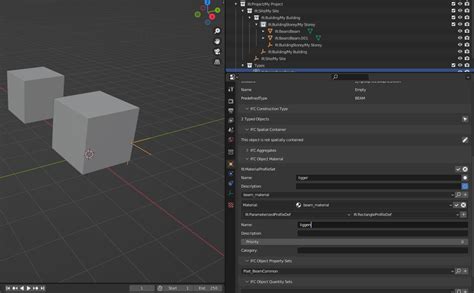 Blenderbim Ifc Custom Defined Beamtype From Ifcmaterialprofileset — Osarch