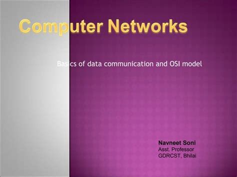 osi model open systems interconnection ppt