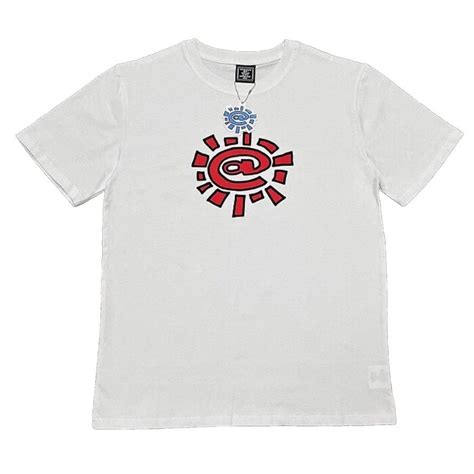 Adwysd White Red Tee Size Large Condition 10 10 Depop