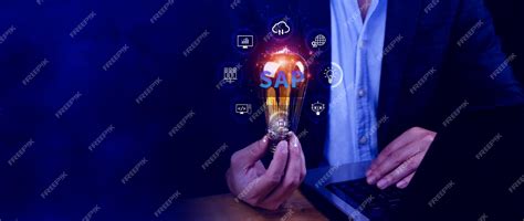 Premium Photo Sap System Concept Sap System Application Products Business Process Automation