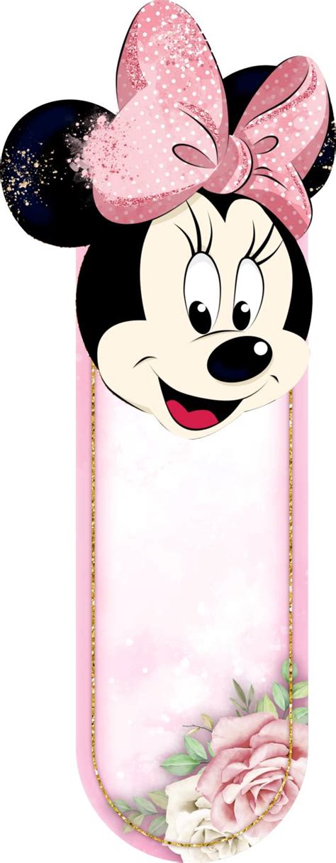 Etiqueta Escolar Minnie Para Imprimir