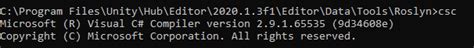 Unity 20201 Uses C Compiler From 2018 Unity Engine Unity Discussions