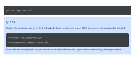 how to run the port 3000 proxypass and proxypassreverse general discussion cyberpanel