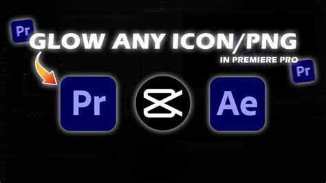How To Glow Icons In Premiere Pro Glow Effect Shadow Effect Youtube