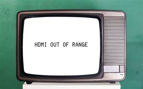 What Is HDMI Out Of Range Pointer Clicker