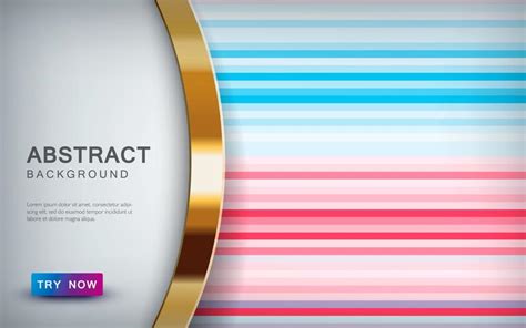 Abstract Colored Background With Overlap Layer And Golden List Decoration 628029 Vector Art At