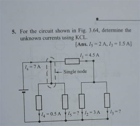 solved 5 for the circuit shown in fig 3 64 determine the