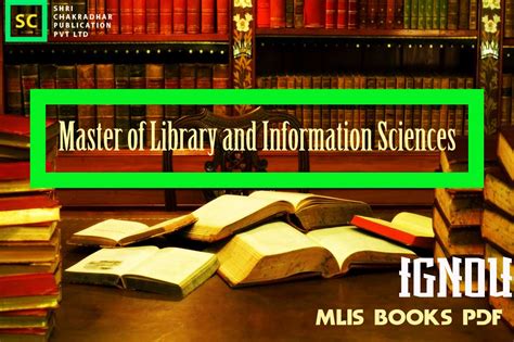 Ignou Mlis Books Pdf Download Link Master Of Library And Information Sciences Shri