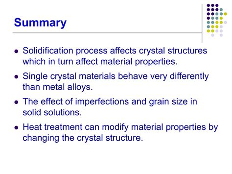 Solidification And Heat Treatment Ppt