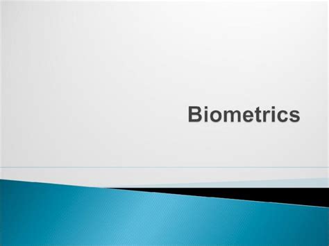 Ppt Biometric Security Advantages And Disadvantages Dokumen Tips