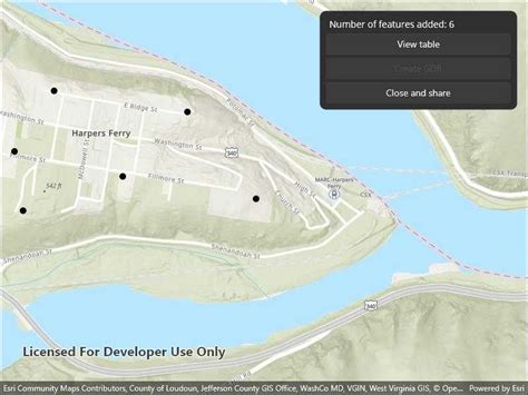 Create Mobile Geodatabase ArcGIS Maps SDK For NET Esri Developer