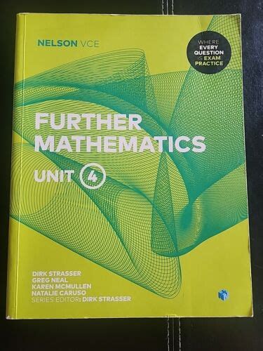 Nelson Vce Further Mathematics Unit 4 9780170371186 Ebay
