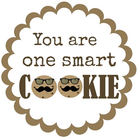 One Smart Cookie Printable Tag