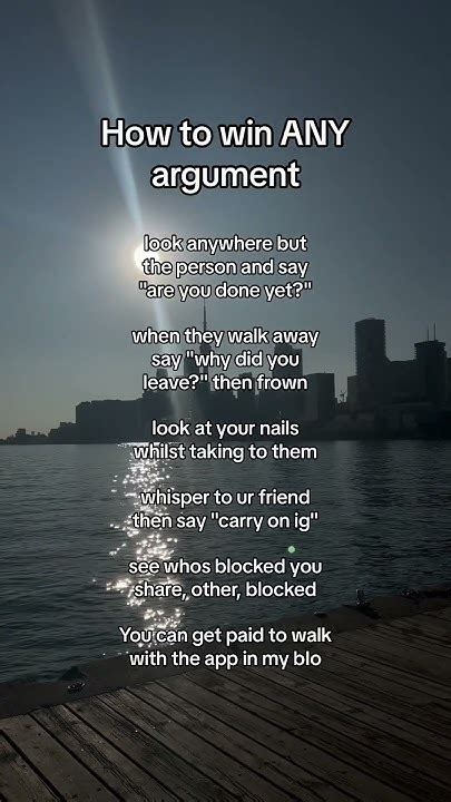 How To Win ANY Argument. - YouTube