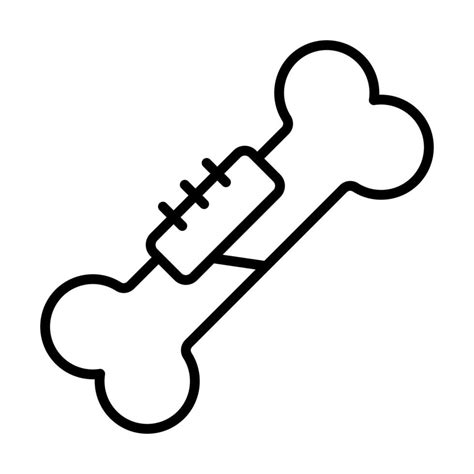 Bone Fixation Icon Line Illustration 54615253 Vector Art At Vecteezy