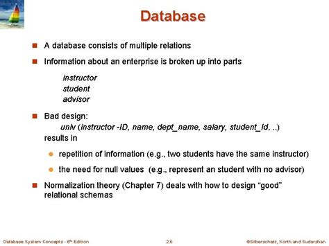 Chapter Intro To Relational Model Database System