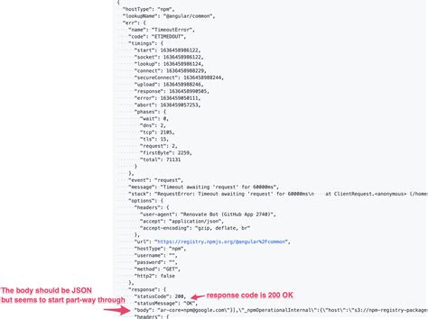 Renovatebot Logs Continuously Shows External Host Error Issue Renovatebot Renovate