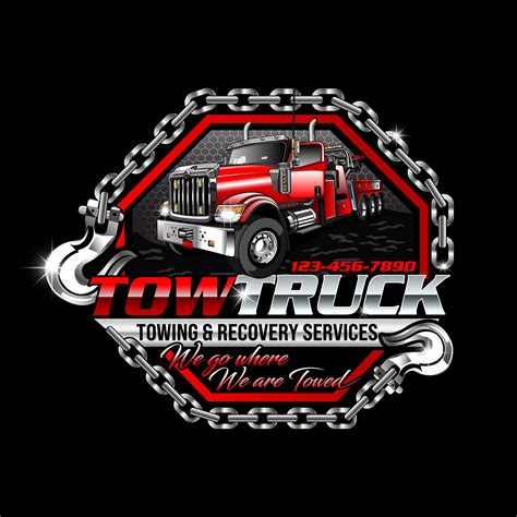 Towing Service Logo Design Custom Emergency Vehicle Branding Etsy